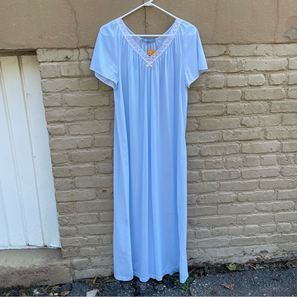 korit | Dresses | Koret Vintage Baby Blue Slip Dress | Poshmark